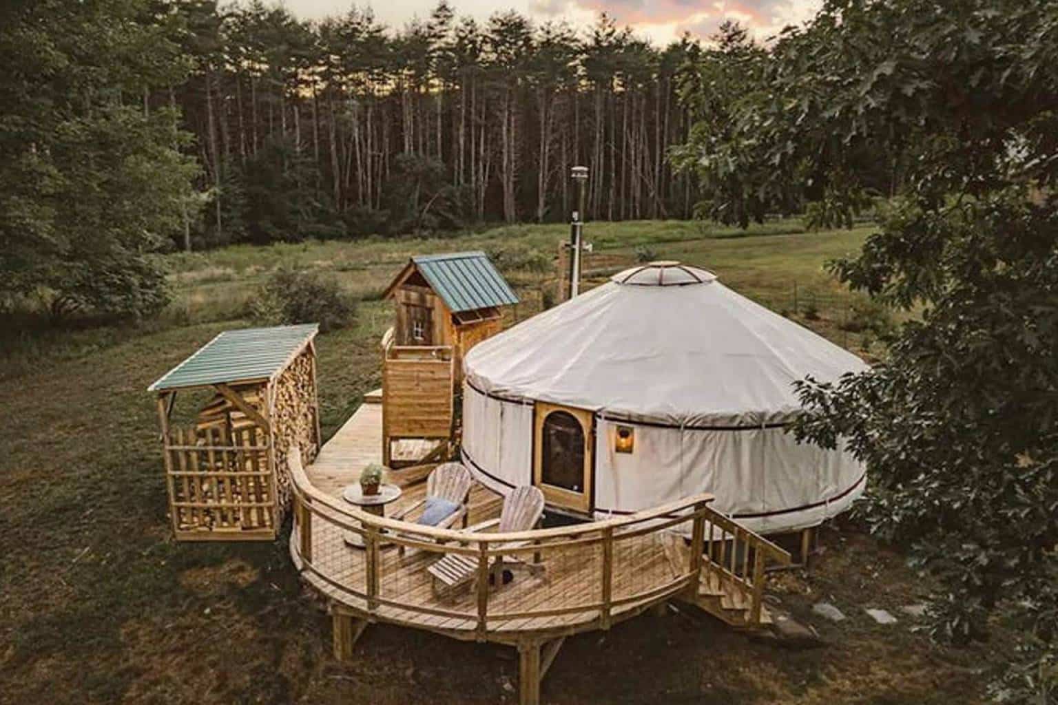 Experience Luxury Camping with Beautiful Yurts