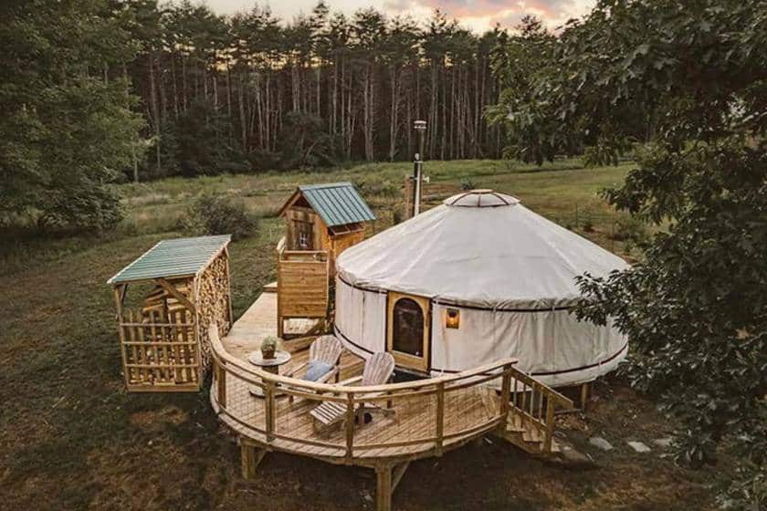Experience Luxury Camping with Beautiful Yurts